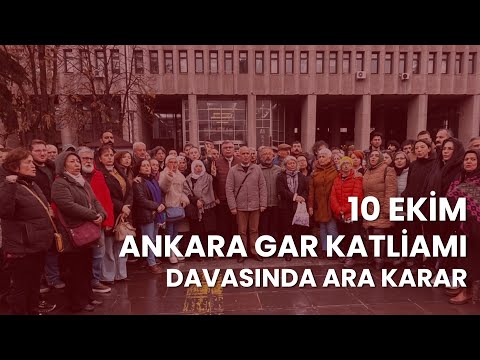 🔴 #CANLI - 10 Ekim Ankara Gar Katliamı davası sonrasında aileler açıklama yapıyor