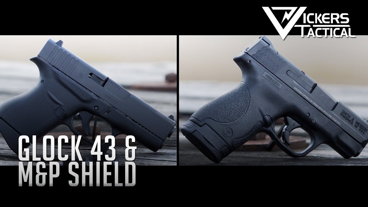 Glock 43 And M&P Shield - YouTube