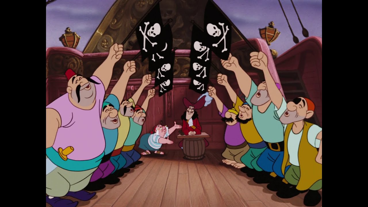 Peter Pan - The Pirates of Captain Hook crazy dance [AMV] - YouTube