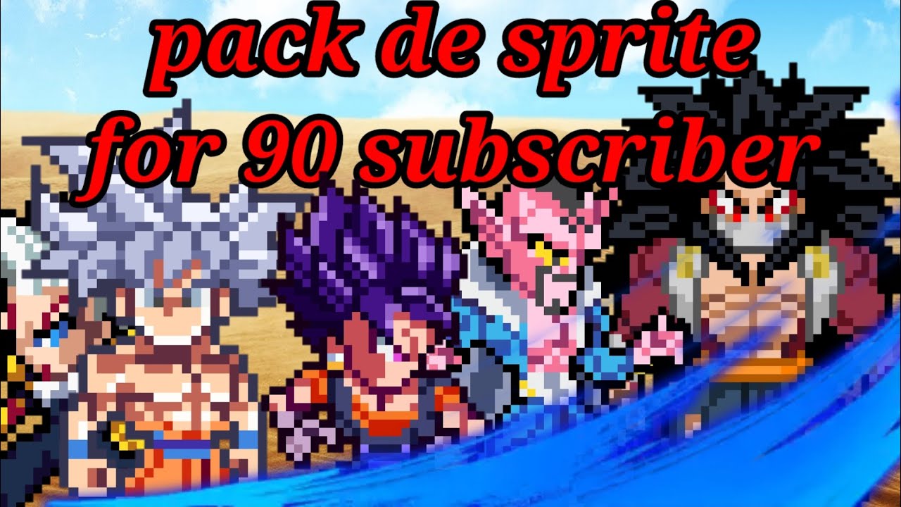 pack de sprite for 90 subscriber (link in comments) - YouTube