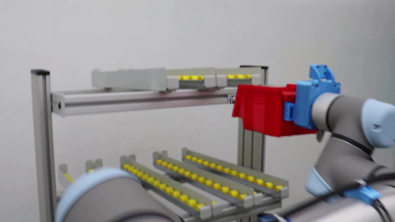 TruLifter URCaps - igus linear axis operated by Universal Robot controller - YouTube