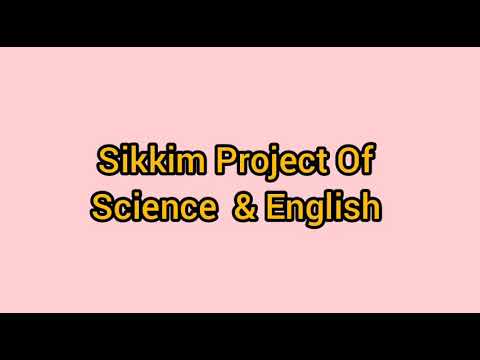 Sikkim Project Of English &Science | Art Integrated Project | - YouTube