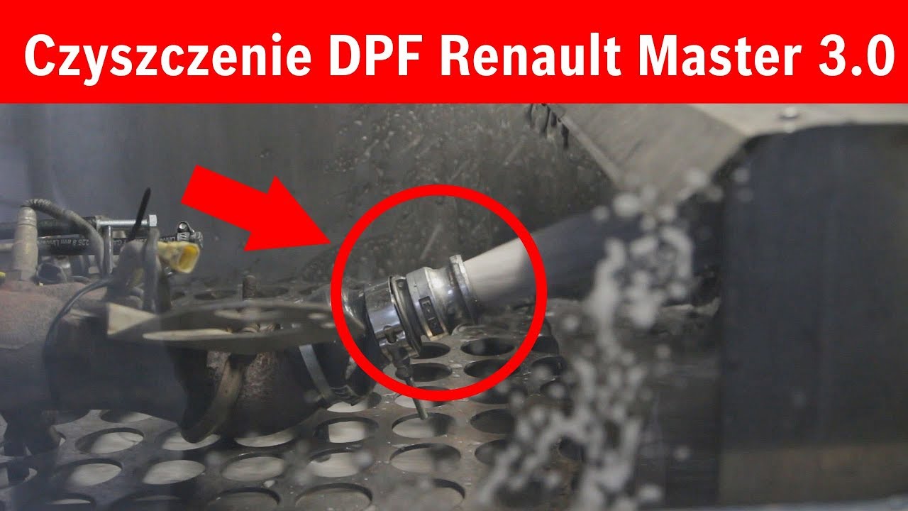 Czyszczenie filtra DPF Renault Master 3.0D 125KW 2014 - YouTube