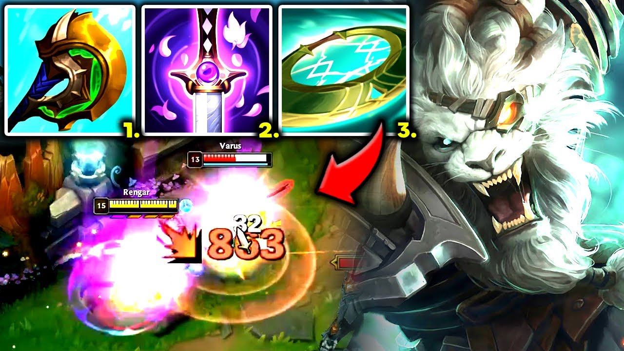 RENGAR TOP SHREDS YOU APART IN 0,5 SECONDS! (UNSTOPPABLE) - S13 Rengar ...