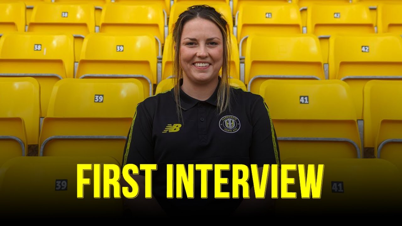 FIRST INTERVIEW 📺 // Kate Donnan becomes new Harrogate Town Women's ...