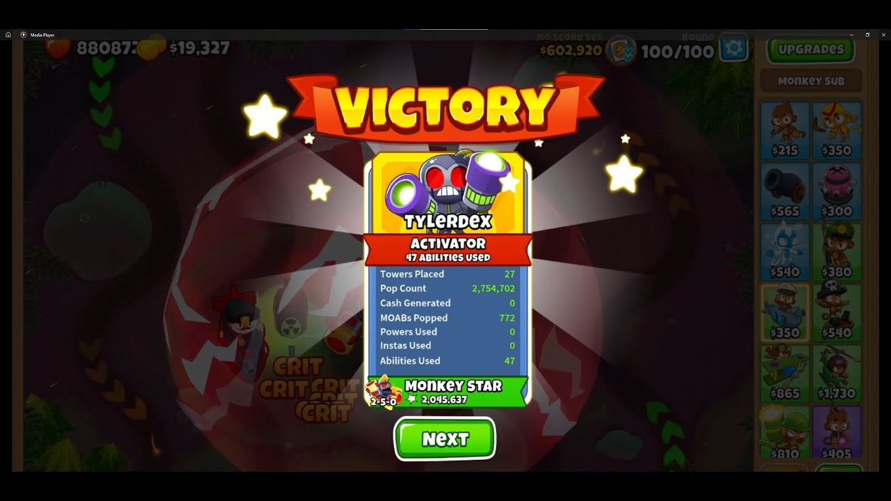 BTD6 Tournament Round 1 (880872 lives remaining) - YouTube