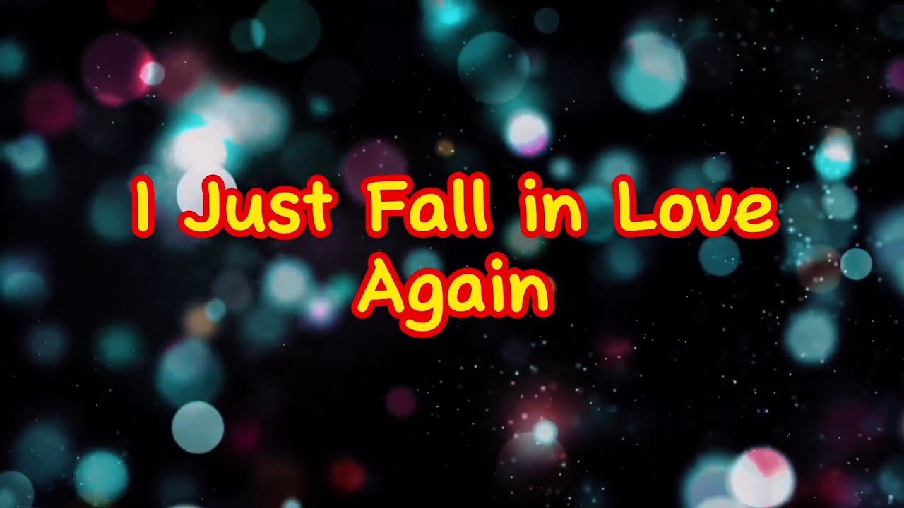 I Just Fall In Love Again Lyrics - Sarah Geronimo - YouTube