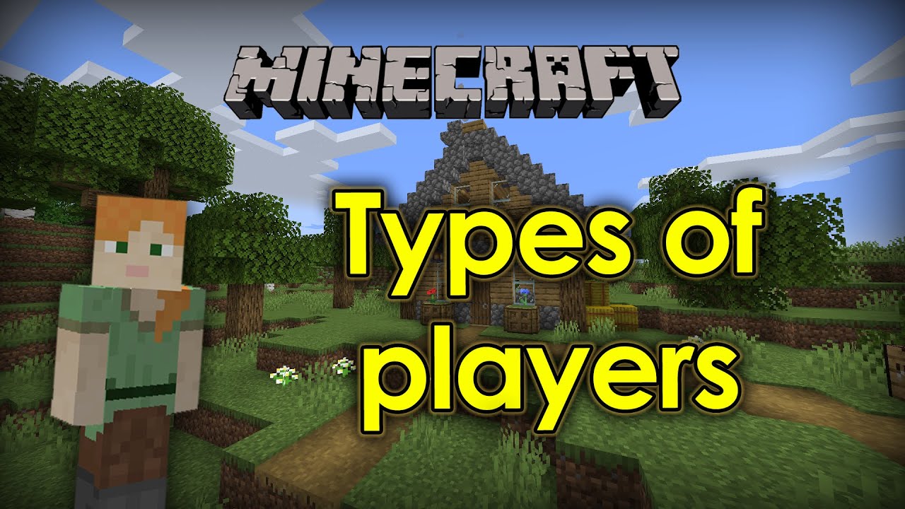 7 Types of players in Minecraft - YouTube