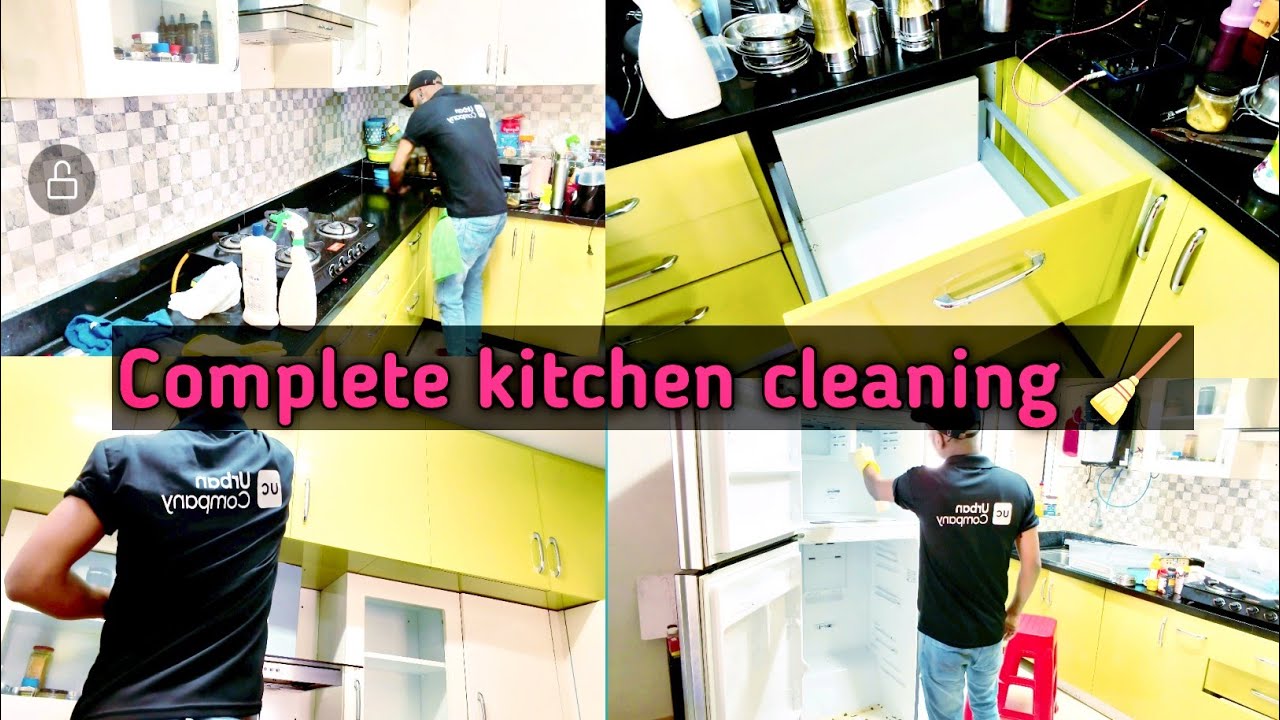 Kitchen Deep Cleaning India ! Full kitchen Deep Cleaning Urban Company ...