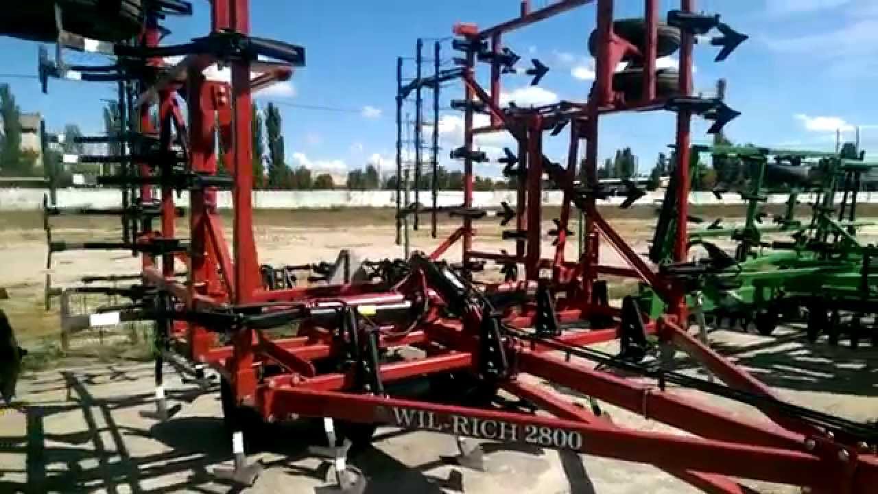 культиватор Wil Rich 2800 8 метров - YouTube