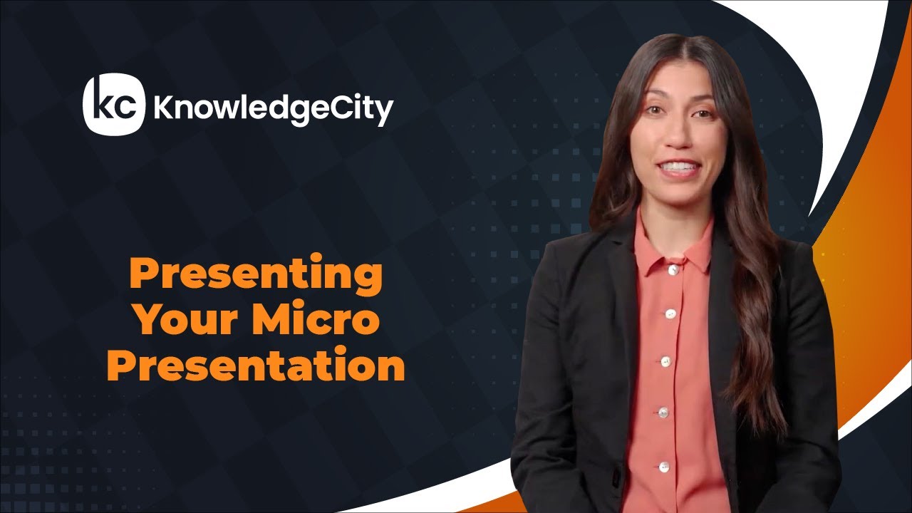 Presenting Your Micro-Presentation - Introduction | Knowledgecity - YouTube