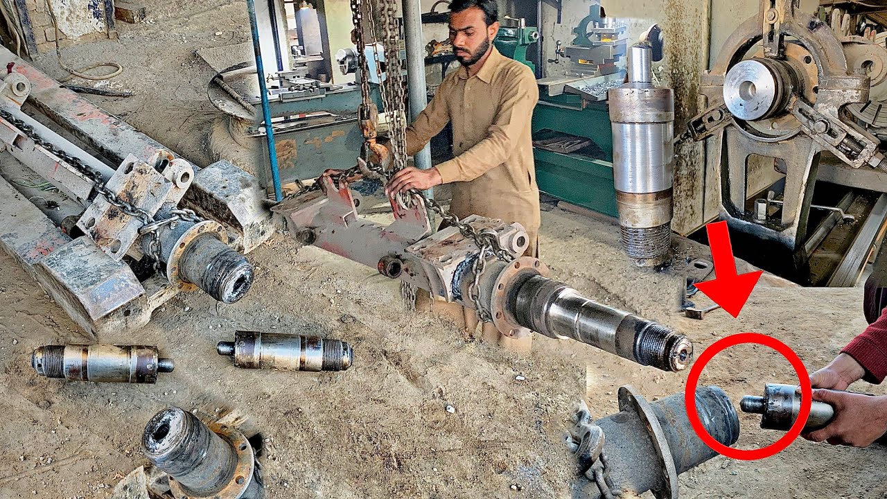 I fix broken rear axle which is very difficult to repair it. we did ...