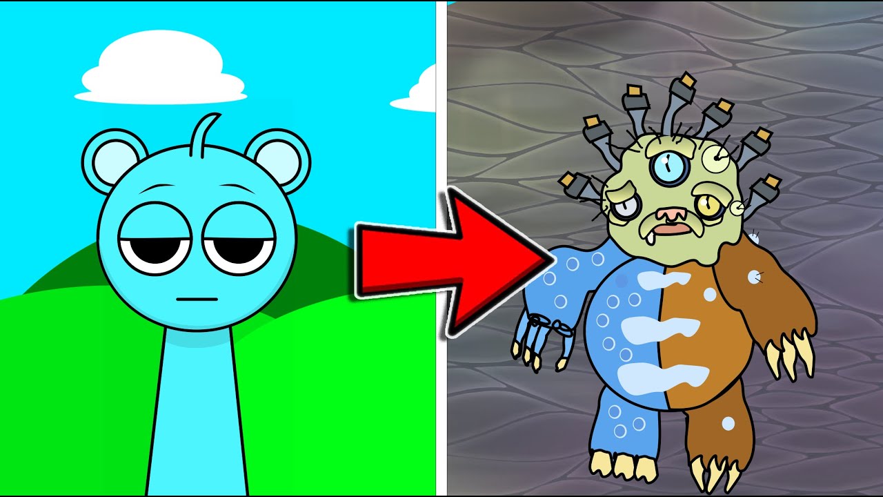 How I Transformed Sky into Nitebear - Mod Making in Sprunki! #sprunki # ...