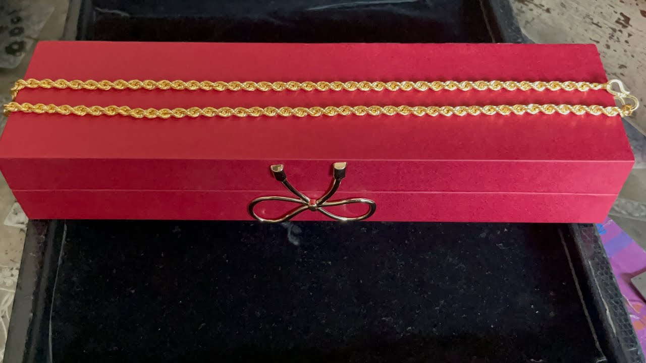 gold chain design chain name Rasa - YouTube
