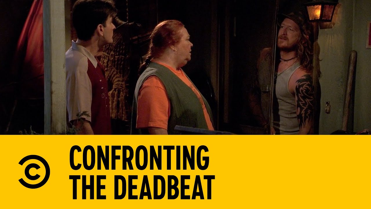 Confronting The Deadbeat | Two And A Half Men | Comedy Central Africa ...