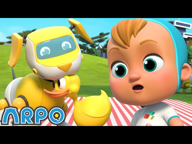 Baby Daniel Plays Ruff with Petbot! | BEST OF ARPO! | Funny Robot ...
