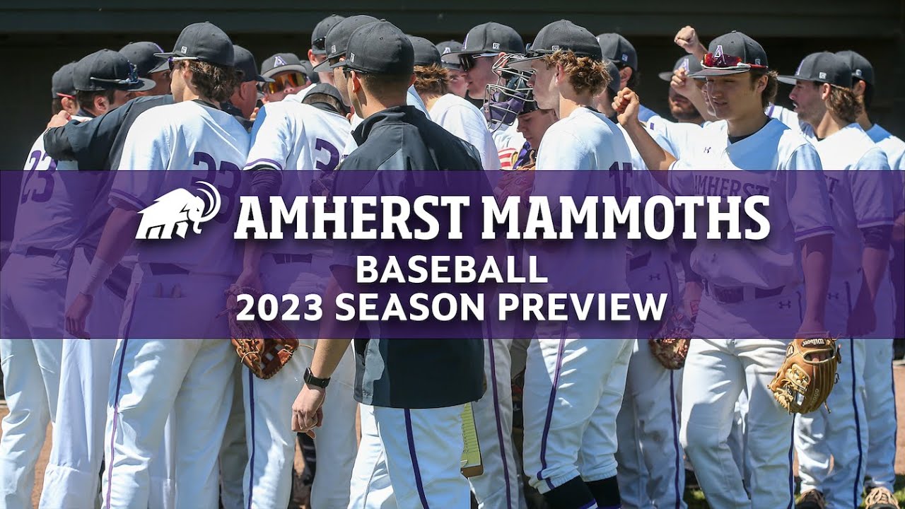 Baseball: 2023 Amherst Season Preview - YouTube