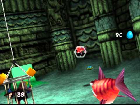 Banjo Tooie Protecting Chris P. Bacon From Killer Fishes - YouTube