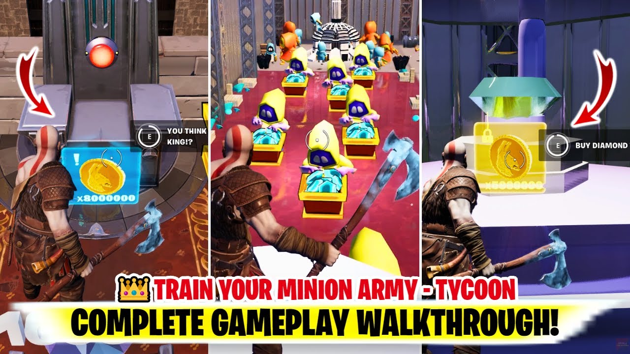 TRAIN YOUR MINION ARMY TYCOON Fortnite (Best UEFN Map) | Train Your ...