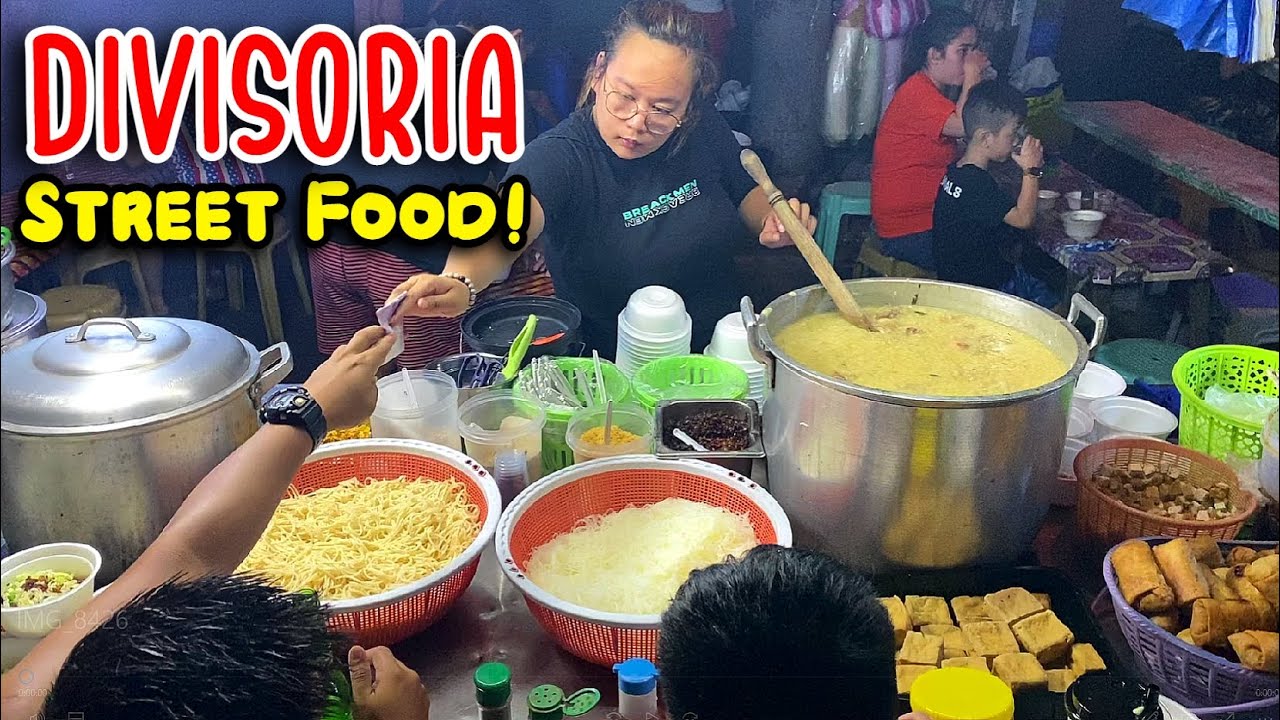 FILIPINO STREET FOOD ADVENTURE at the CRAZY BUSY DIVISORIA MARKET ...