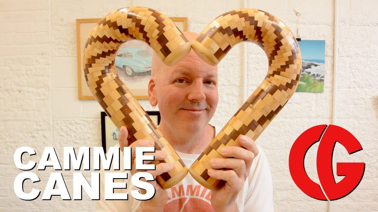 Making Cammie Canes - Art, Woodturning - YouTube