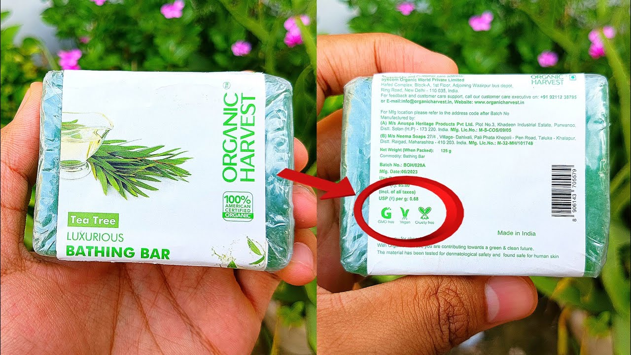 Organic Harvest Tea Tree Soap REVIEW | Benefits Of Tea Tree Soap | Tea ...