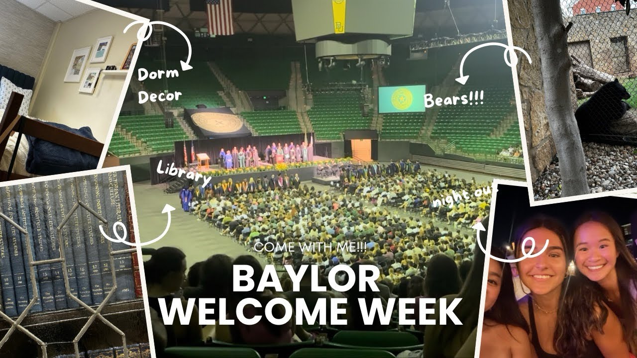 BAYLOR WELCOME WEEK!!! (College Vlog #1) - YouTube