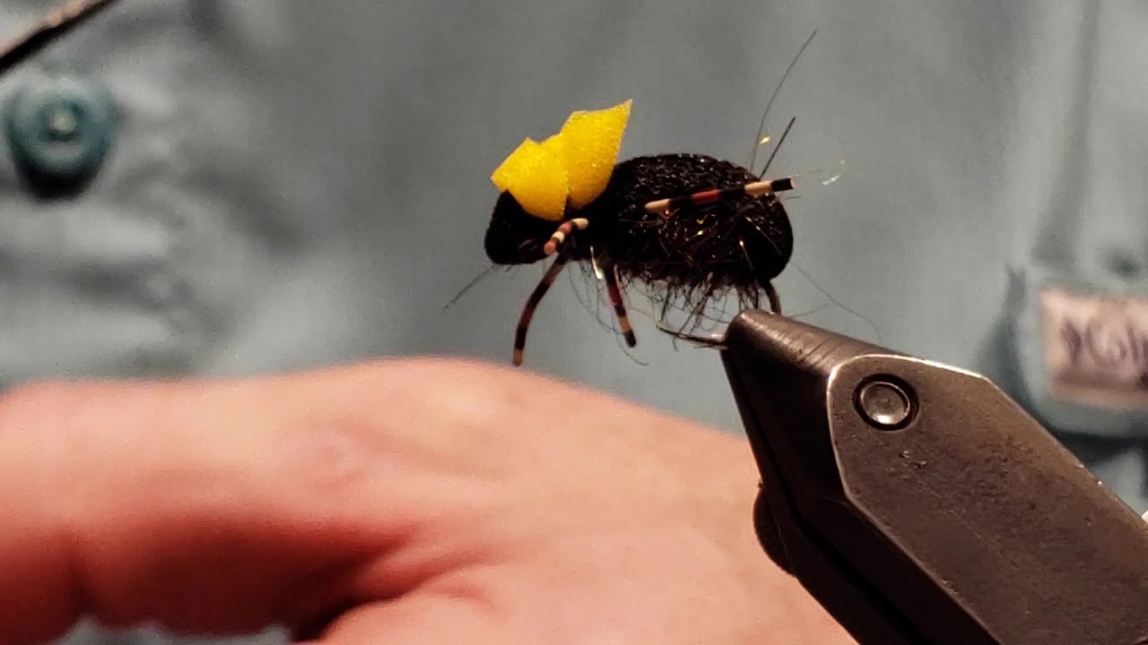 Rubber Legged Appetizer for Hungry Trout - Beetle Dry Fly - YouTube