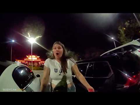 Woman Climbs Into Stranger's Car At Outback, Refuses Sobriety Test - Deputy Bodycam
