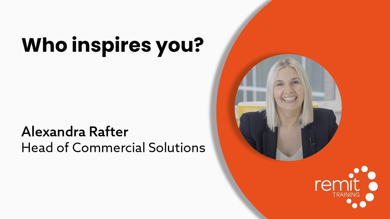 Alexandra Rafter - Head of Commercial Solutions: Who inspires you ...