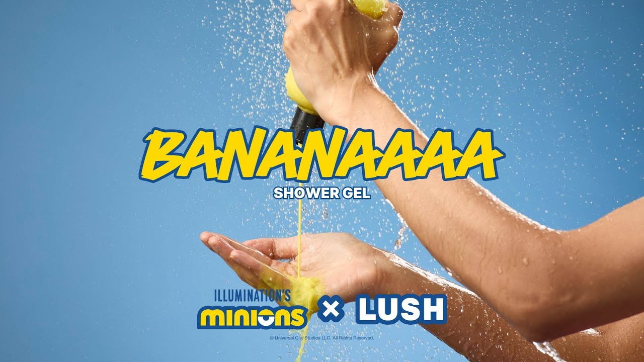 Bananaaaa Shower Gel : Minions x LUSH - YouTube