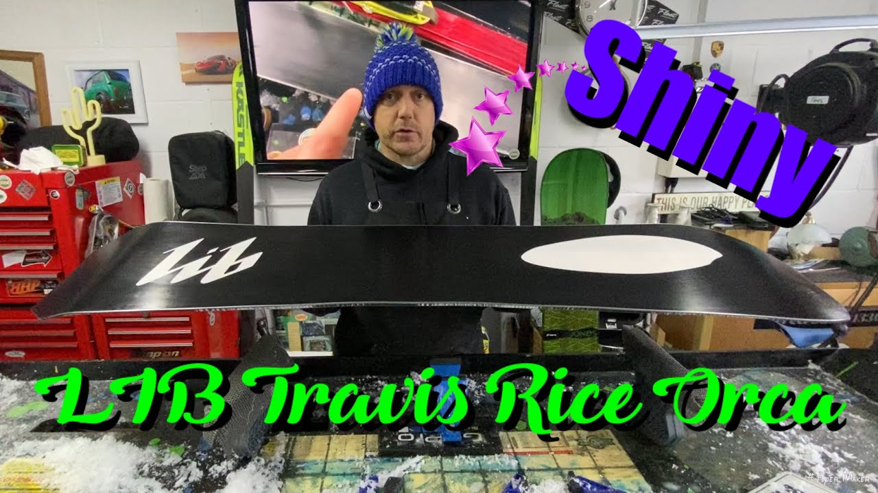 LIB TECH Travis Rice Orca. full powder board. epic !!! - YouTube