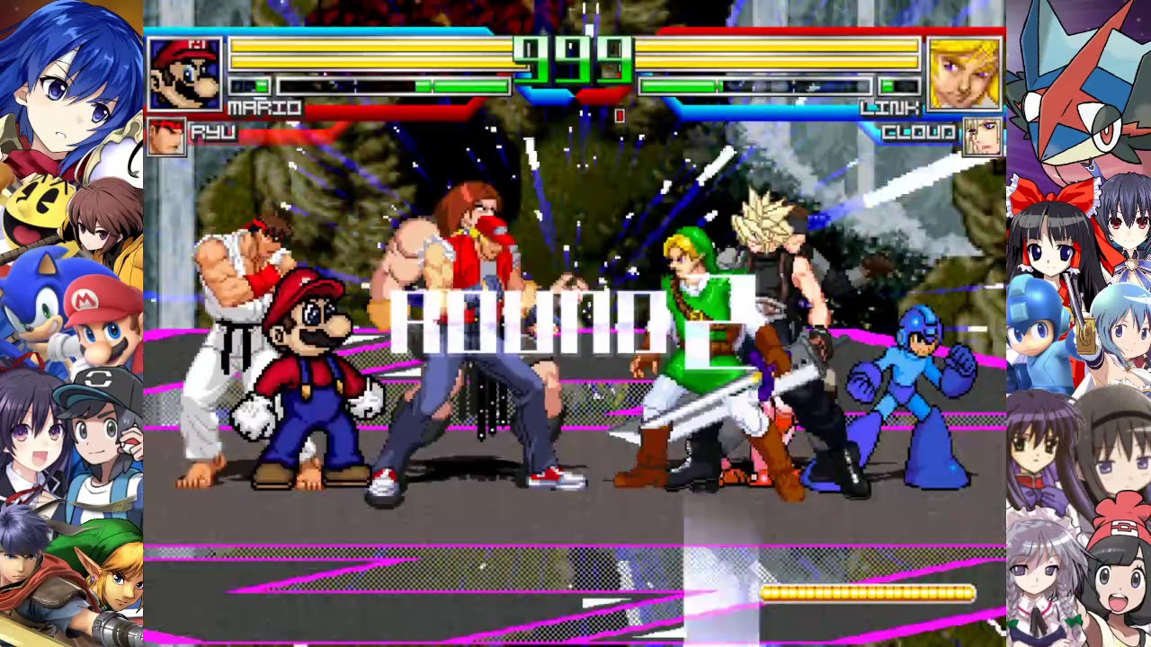 NICK54222 MUGEN Special: Christmas 2019 4v4 Simul Battle - YouTube