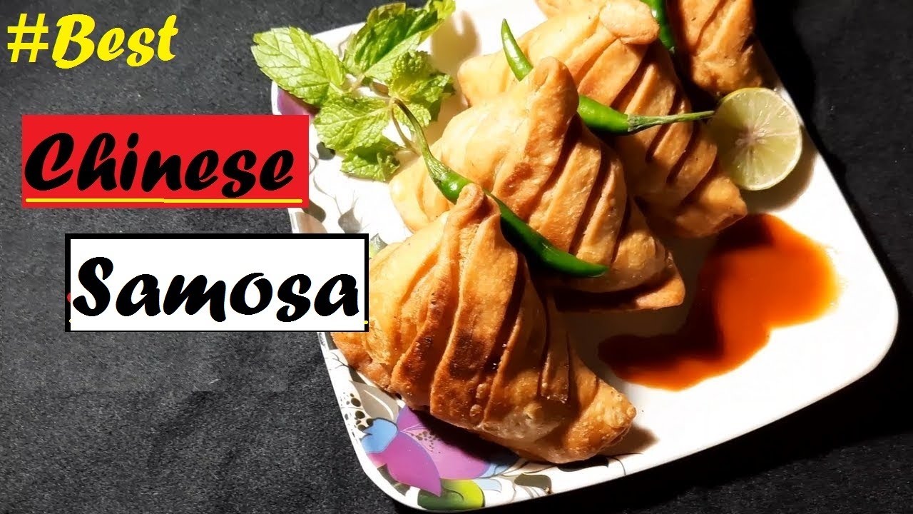 Samosa | खस्ता समोसा in 10 minutes | Chinese Samosa Recipe (चौमिन समोसा ...