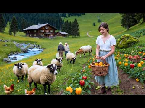 Beautiful Countryside Life – Harvesting Fruits and Vegetables, Simple Farm Living & Outdoor Cooking