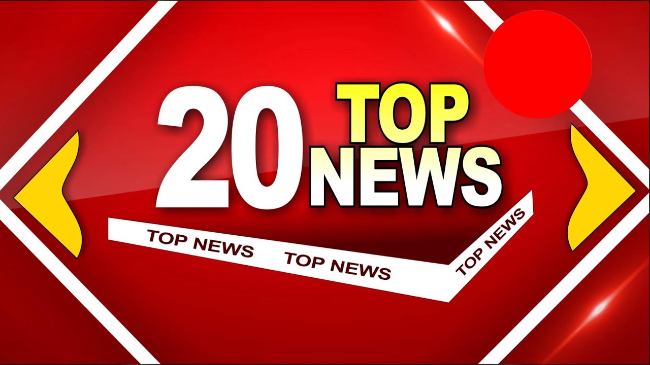 20 Top News Green screen news template | news graphics - YouTube