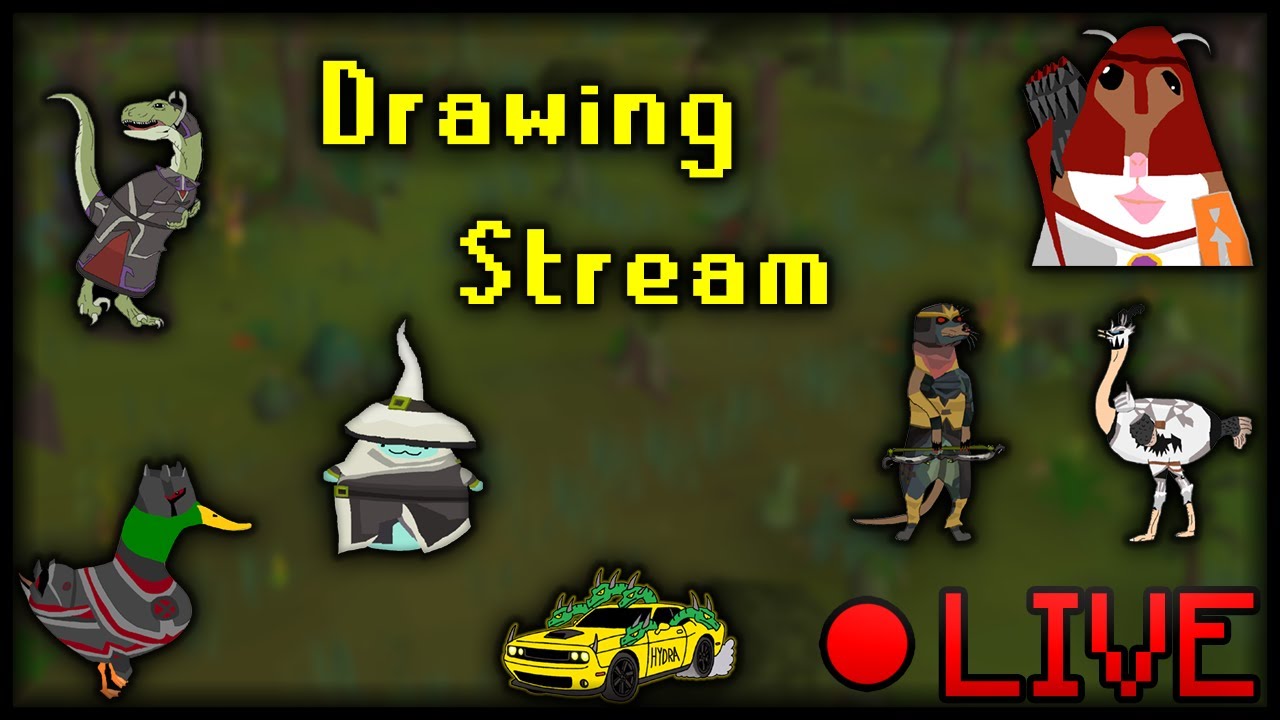 🔴OSRS | Late Night MS Paint Drawing Stream :) | !discord !commands🔴 ...