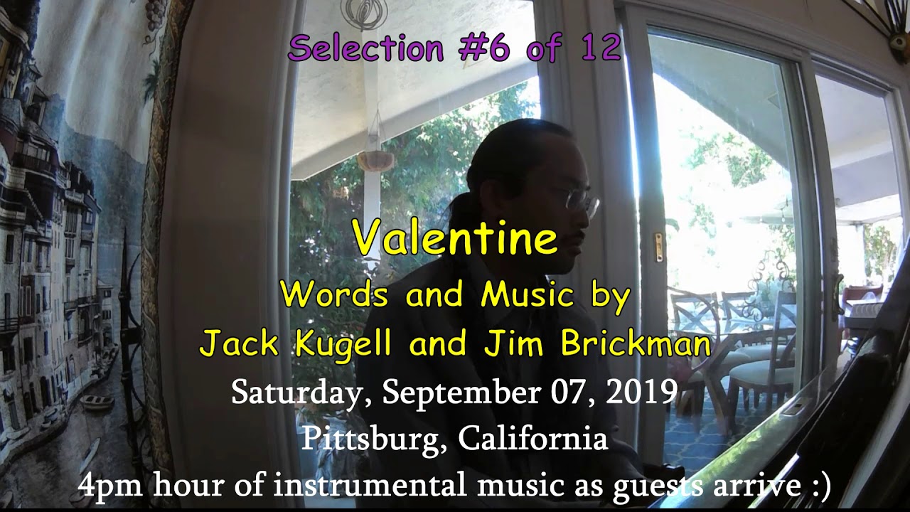 Valentine (INSTRUMENTAL) by Jack Kugell and Jim Brickman - YouTube
