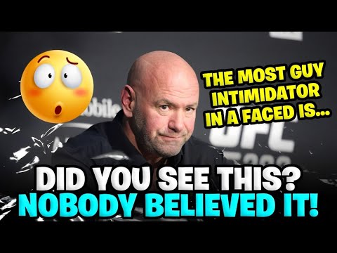 URGENT! DANA WHITE MENTIONS BRAZILIAN ON LIST OF THE MOST INTIMIDATING ...