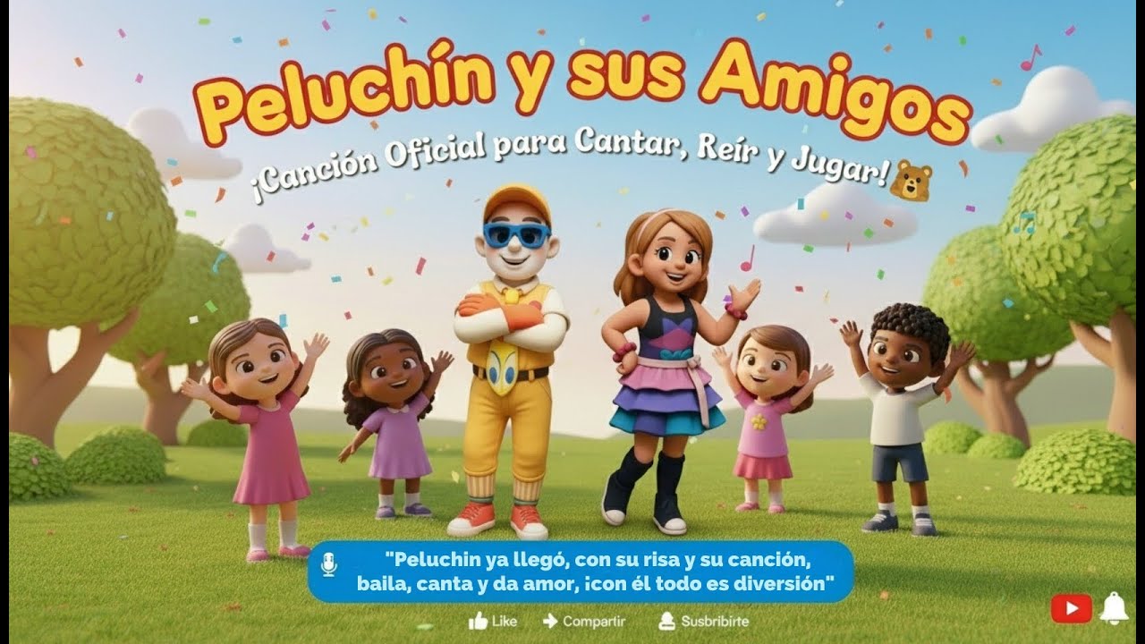 🎉 Peluchín y sus Amigos - ¡Canción Oficial para Cantar, Reír y Jugar! 🎶 ...