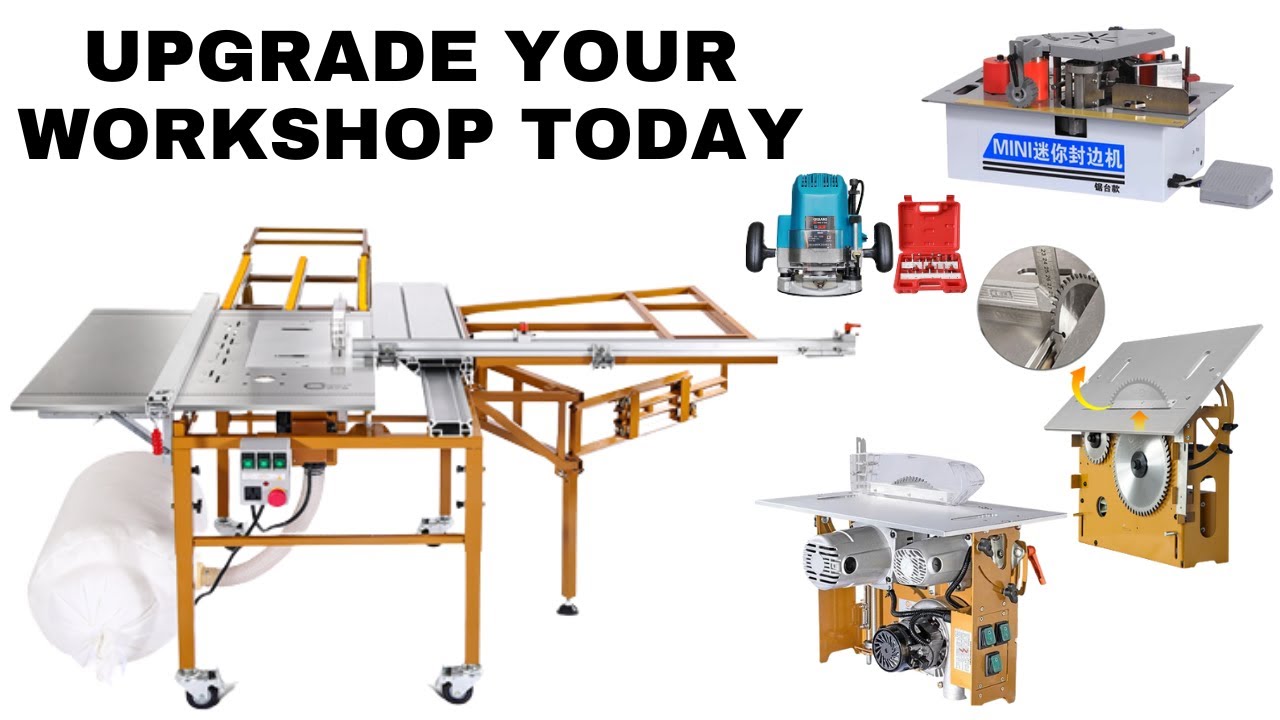 Empower Your Workshop with this Portable Woodworking Machinery - YouTube