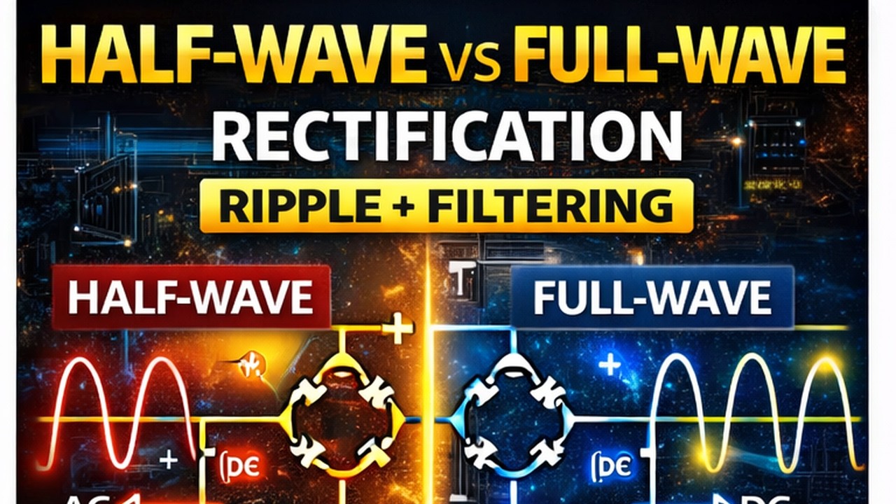 ⚡ Power Rectification Explained: Turning Alternating Current Into ...
