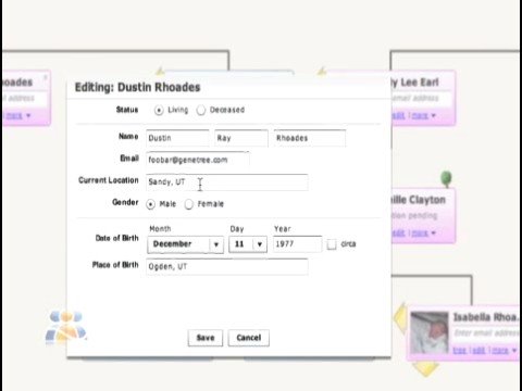 Build your Family with Genetree's Family Tree Builder - YouTube