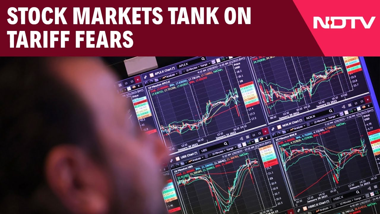 Trump Tarrifs | Stock Markets Tank On Tariff Fears - YouTube
