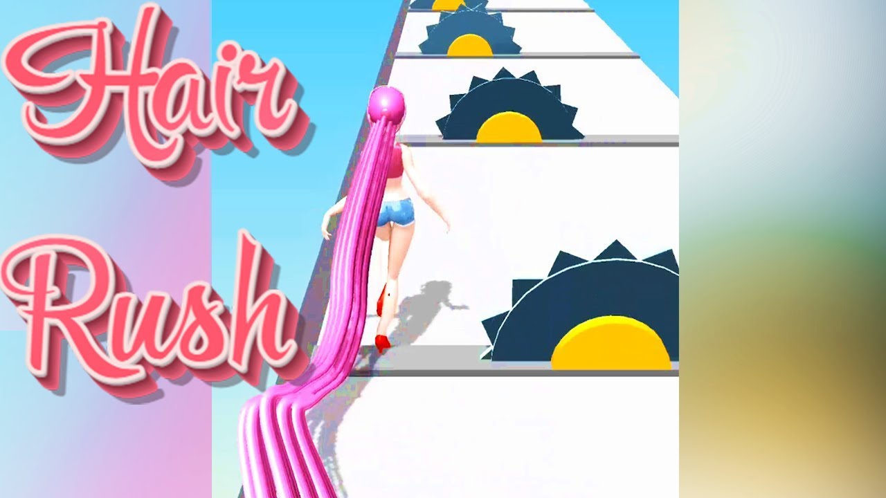HAIR RUSH Gameplay All Levels New Update Mobile Games New Update Level ...