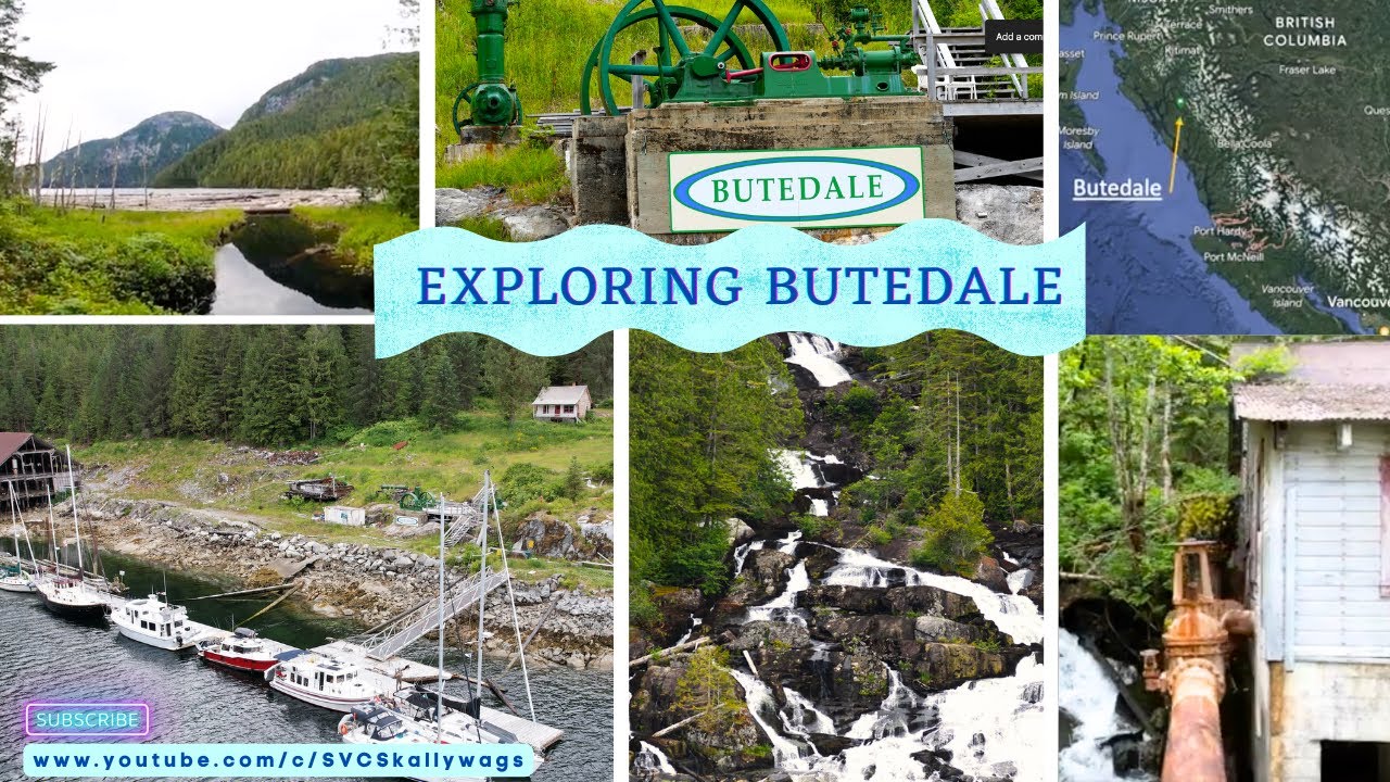Exploring Butedale, British Columbia on our Inside Passage Cruise - YouTube