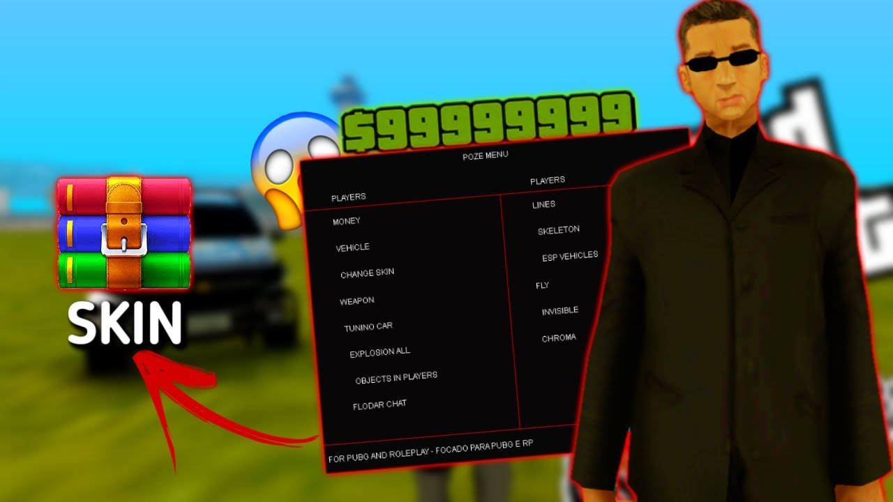 NOVO MOD MENU DO POZE DE GRAÇA INJETÁVEL!!GTA/MTA - YouTube
