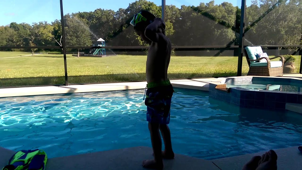 Dylan swimming again - YouTube