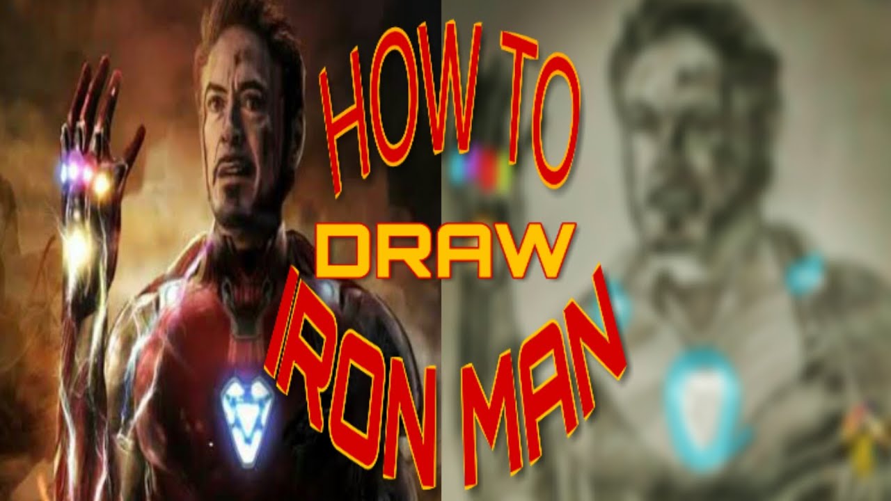 How to draw "IRON MAN" snap from Avengers:Endgame pencilart|SPEEDART ...