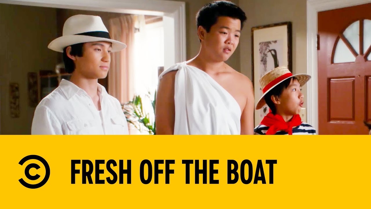 Eddie, Evan & Emery Get Dressed Up For The Piazza | Fresh Off The Boat ...